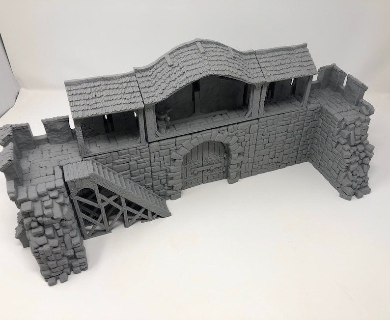 Dnd Walls and Gate for City of Tarok Terrain Wargaming Games RPG D&D ...