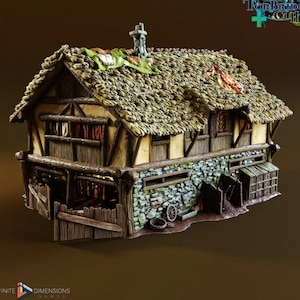 Dnd Grand Farmhouse Cottage Medieval Village Tabletop Terrain Torbridge ...