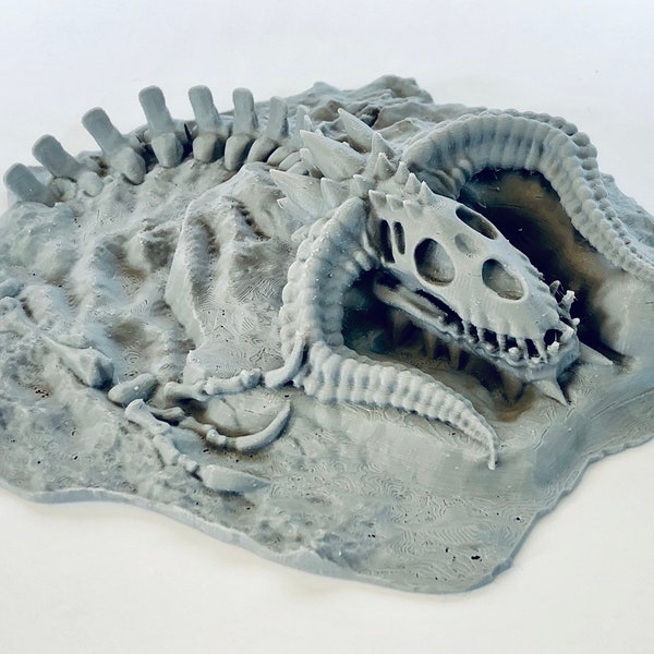 Bone Dragon Miniature - Etsy