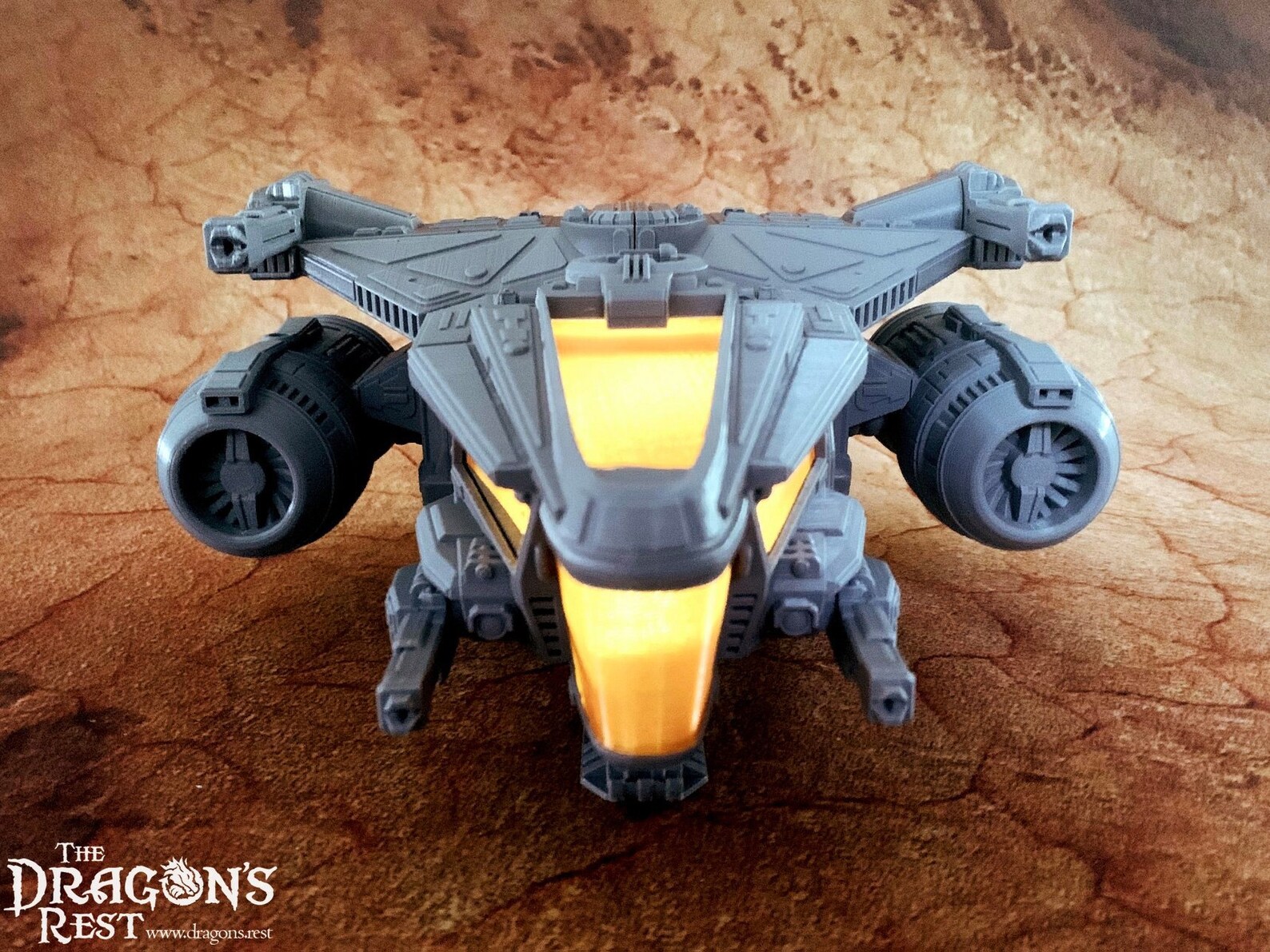 Dnd Standard Dragon Crest Star Cruiser Space Craft Ship Cargo Dragon's ...