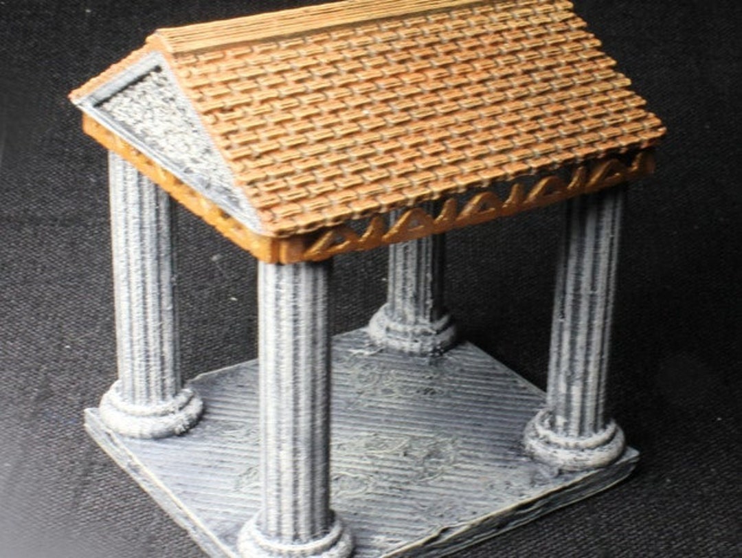 Dnd Shrine Greek Roman Architecture Ancient Temple Altar Miniature RPG ...