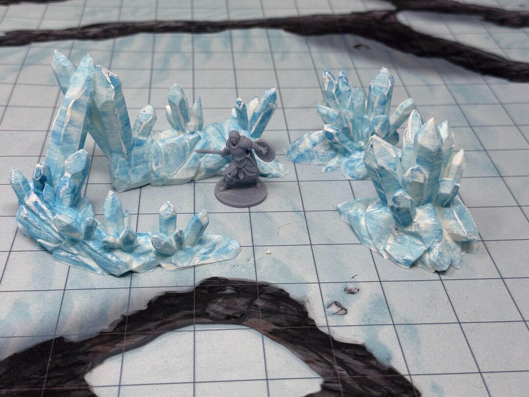 Dnd Cave Crystals Jewels Ice Snow Terrain Eskimo Tundra Age Tabletop ...
