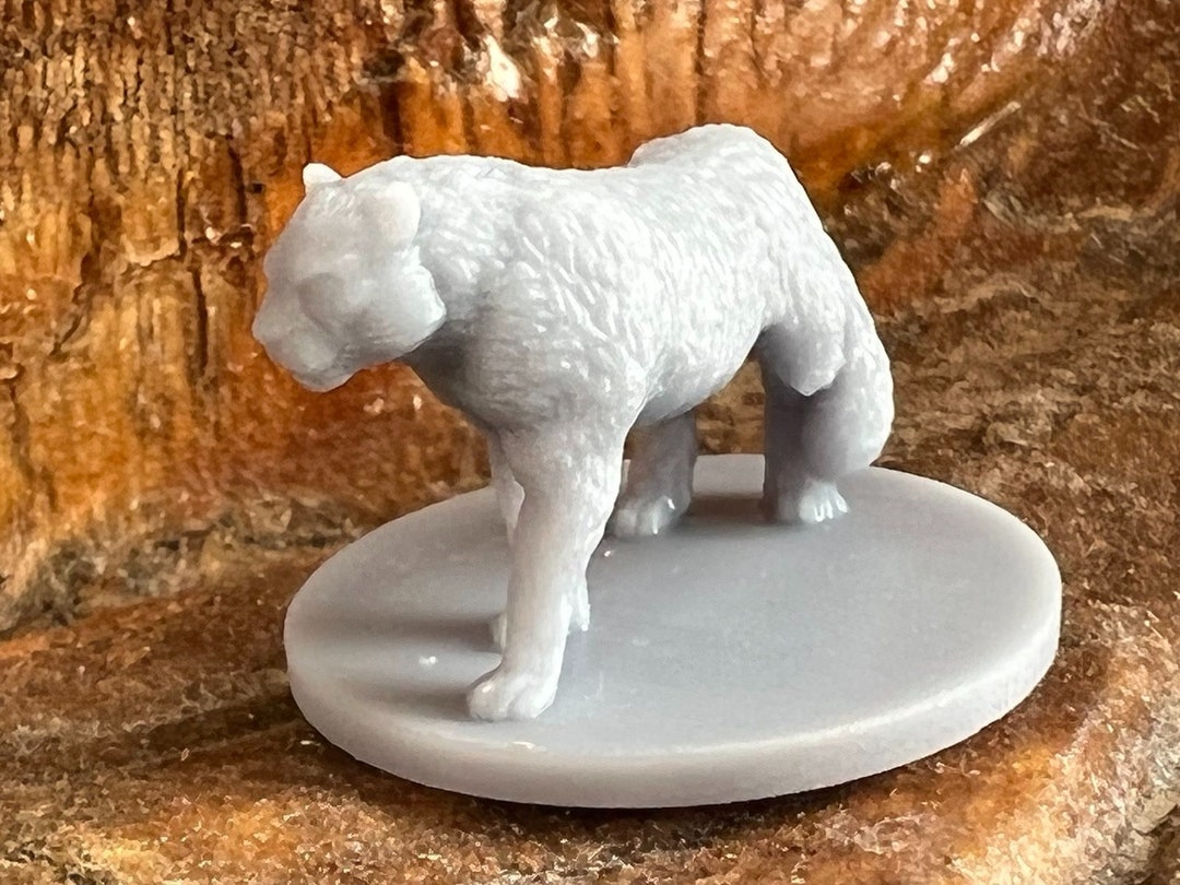 Dnd Snow Leopard 28mm RESIN Animal Miniatures | Pathfinder | Dungeons ...
