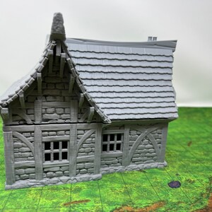 Dnd Medieval Cottage House Single Story Home V2 RPG D&D Dungeons and ...