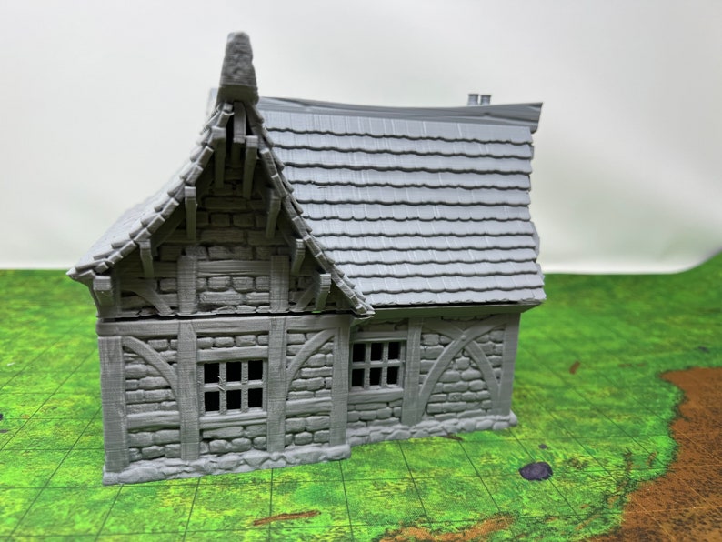 Dnd Medieval Cottage House Single Story Home V2 RPG D&D - Etsy