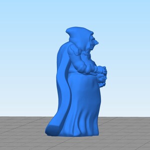 Female Crone Witch Evil Hag 28mm RESIN Miniature Tabletop Wargaming RPG ...