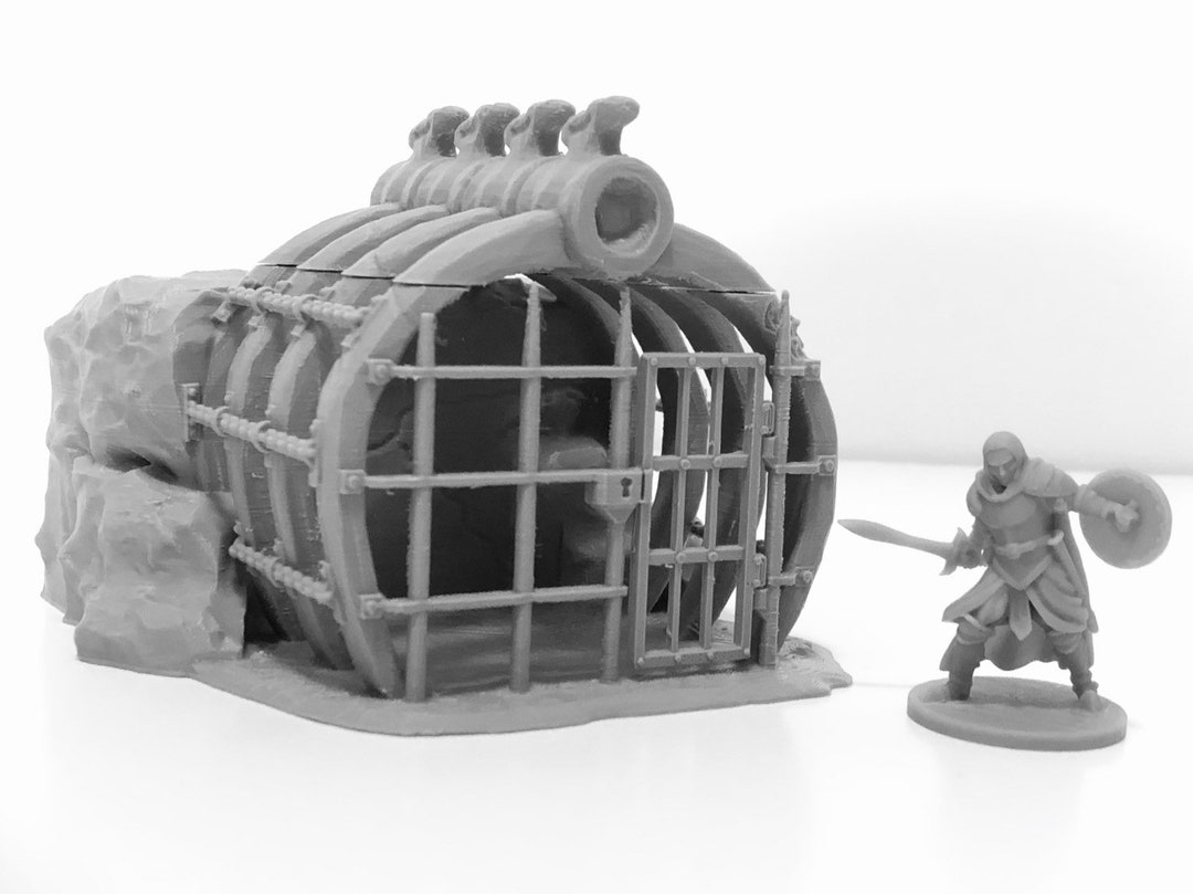Dnd Rib Cage Bone Cell Jail Barbarian Tribal Prison- Tabletop Scatter ...