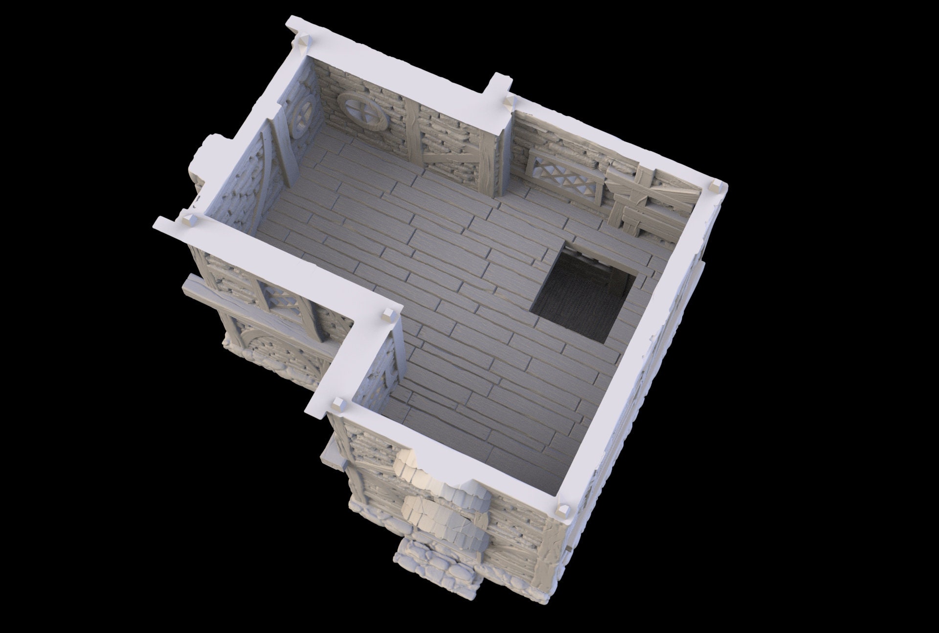 Dnd Medieval Cottage House V2 Two Story Home RPG D&D Dungeons - Etsy