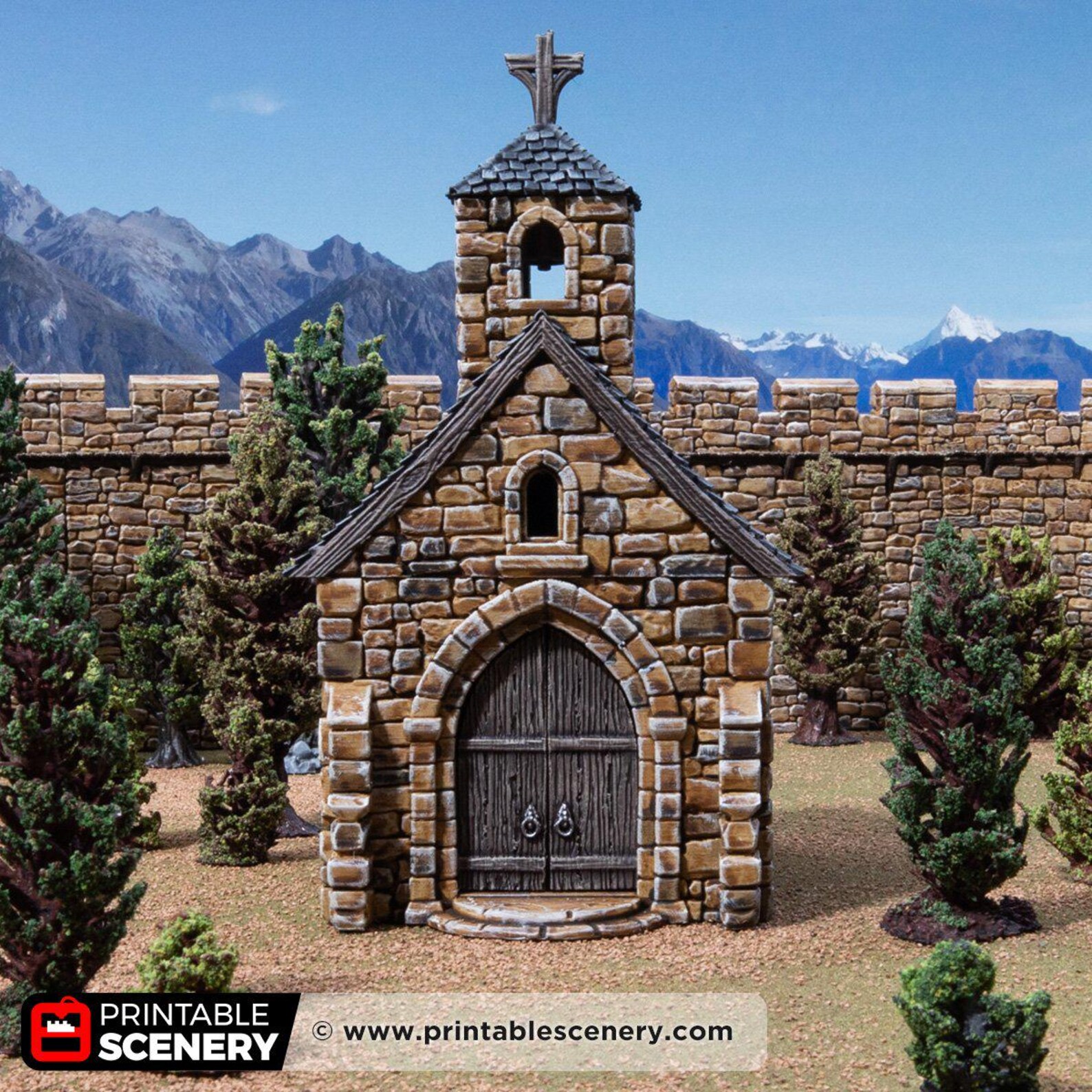 Dnd Small Chapel Church for Medieval Village Castle RPG Pathfinder D&D ...