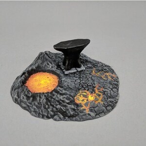 Dnd Lava or Fire Giant's Forge and Anvil Tabletop Terrain Miniature RPG ...