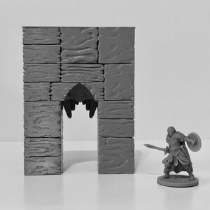 Dnd Skull Gate Skeleton Bone Grim Entrance Entry Tabletop Scatter ...