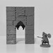 Dnd Skull Gate Skeleton Bone Grim Entrance Entry Tabletop Scatter ...