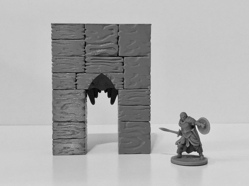 Dnd Skull Gate Skeleton Bone Grim Entrance Entry Tabletop - Etsy