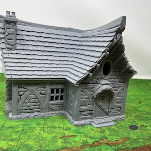 Dnd Medieval Cottage House Single Story Home V2 RPG D&D Dungeons and ...