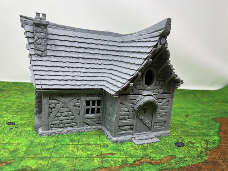 Dnd Medieval Cottage House Single Story Home V2 RPG D&D - Etsy