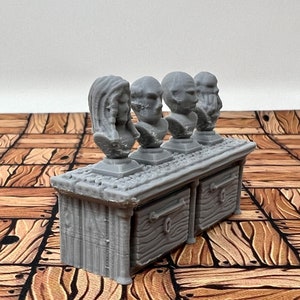 Dnd Bust Display for Library Hall Observatory House Mansion Village ...
