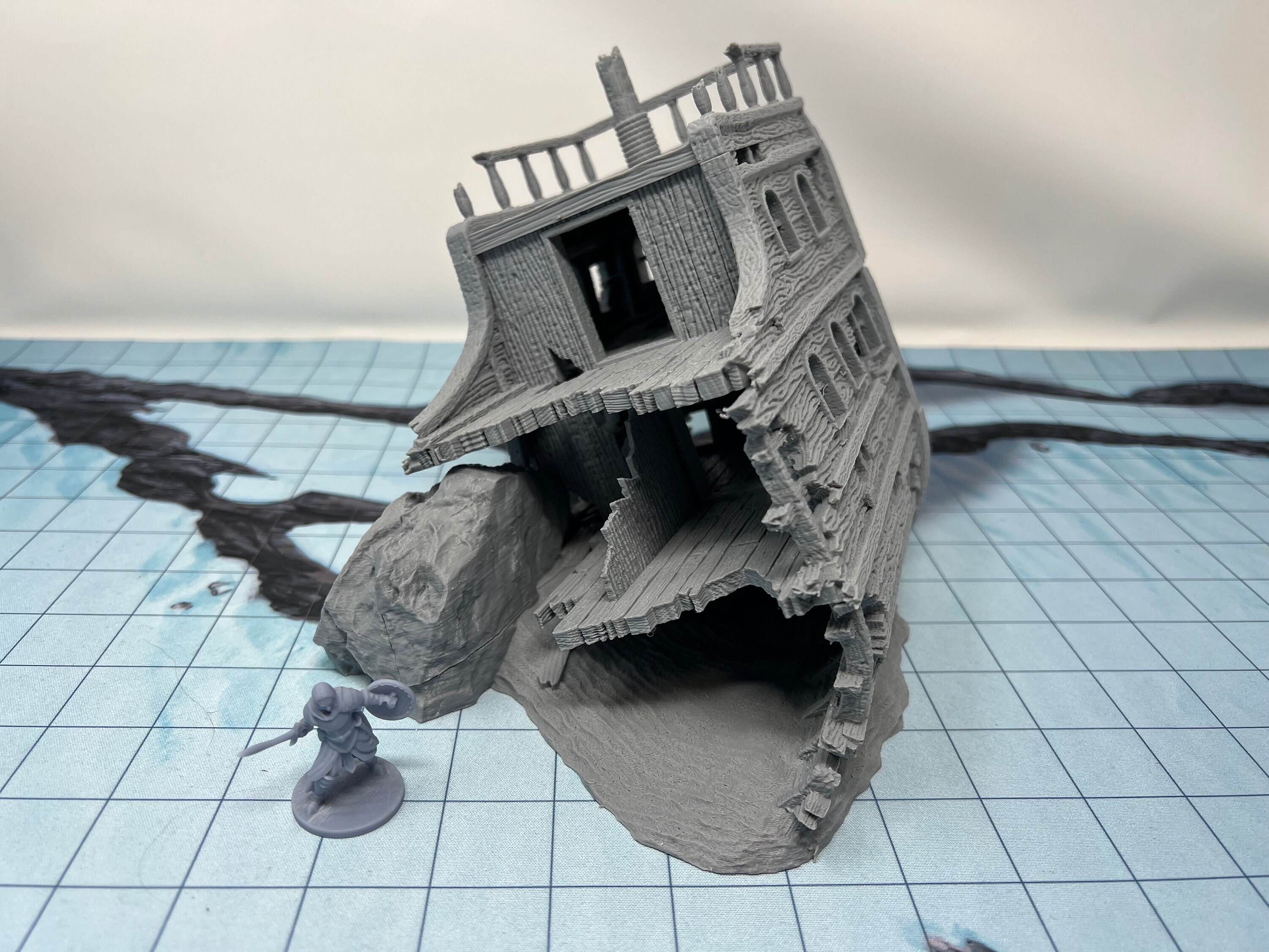 Dnd Shipwreck Ship Wreck Ruins Pirate Seaport War Battle Ruins Tabletop ...
