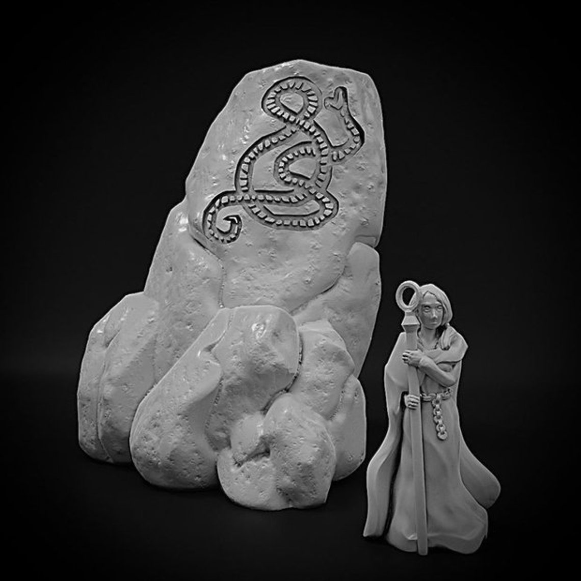 Dnd Wurmstone Norse Myth Rock 28mm Tabletop Scatter Terrain | Etsy
