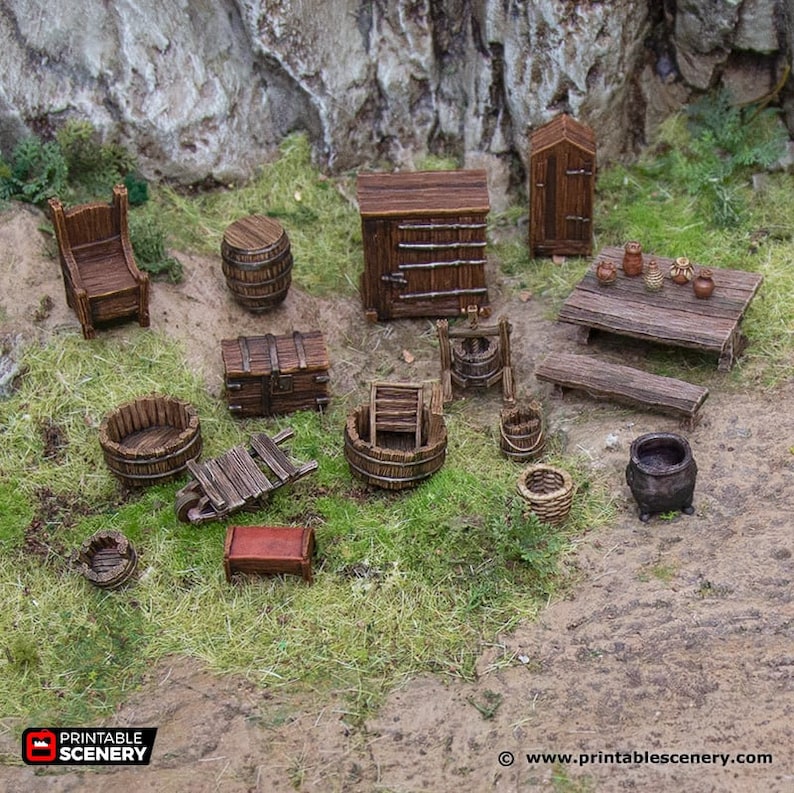 Dnd Furniture Set Furnishings Home House Village Hagglethorn Hollow ...