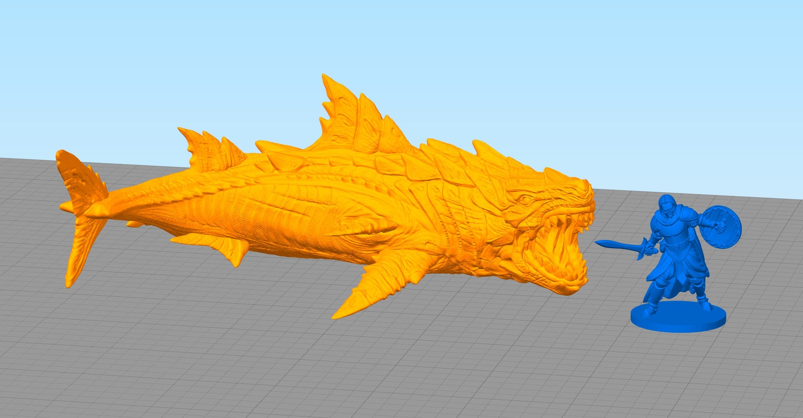 Dnd Shark Demon Giant Underwater Predator Megalodon Aquatic Terror ...