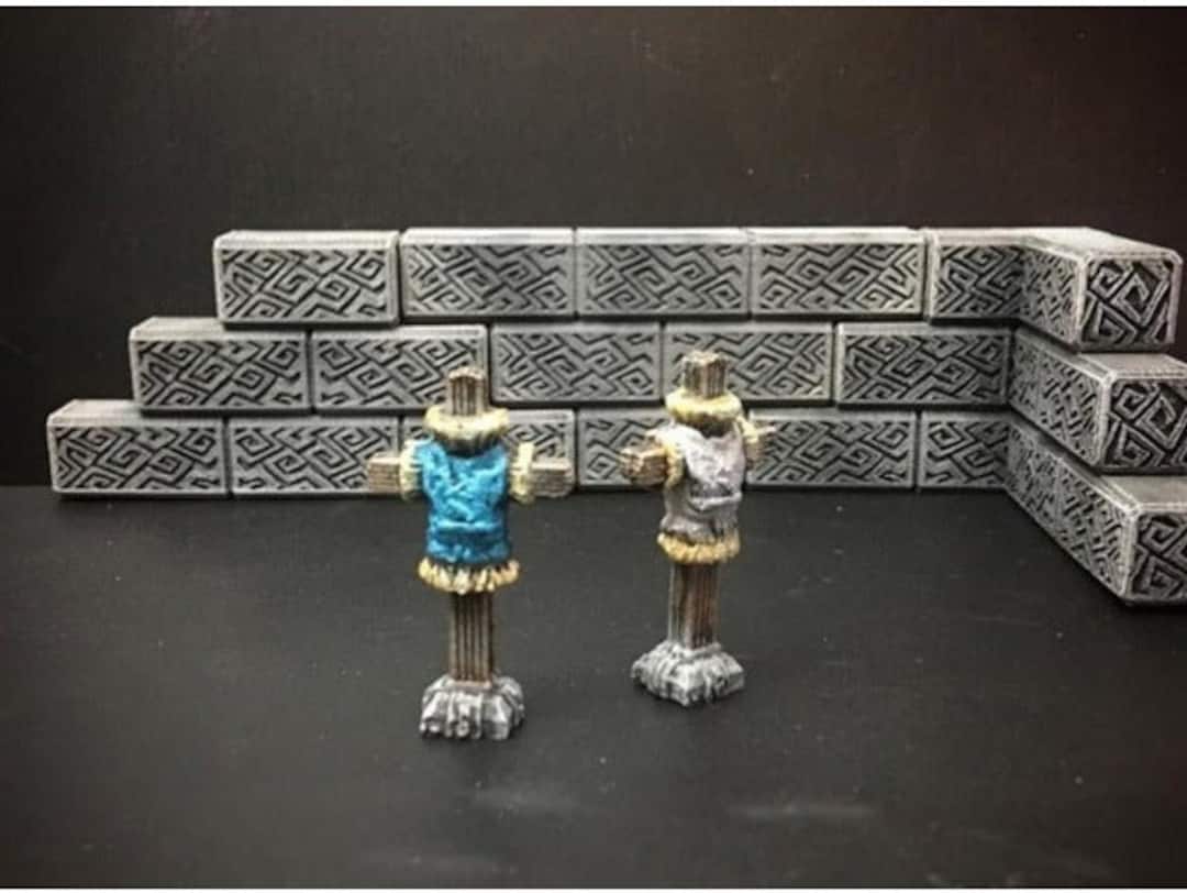 Dnd Archery Targets Medieval Knight Sparring Dummy Miniature - Etsy