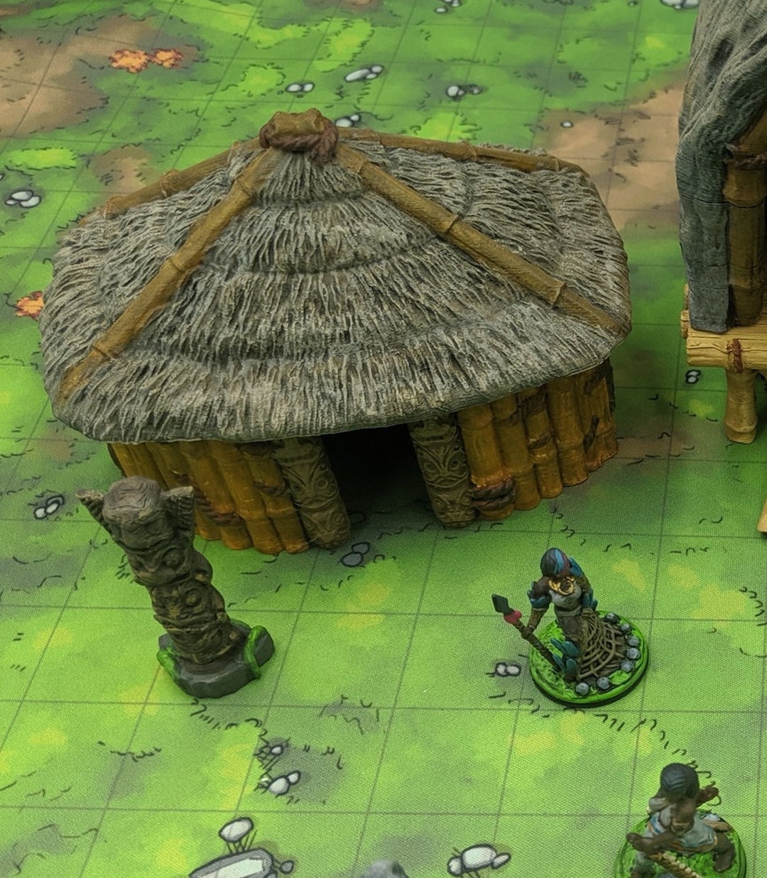 Dnd Large Hut Tribal Tribe Bamboo Structure Jungle Shack Tiki Hut ...