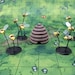 Dnd Giant Beehives and Bees Tabletop Miniature Pathfinder RPG - Etsy