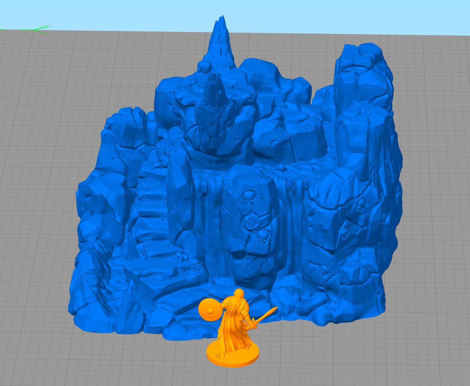 Dnd Lava Fire Altar Island Underdark Lava Ruins 28mm - Etsy