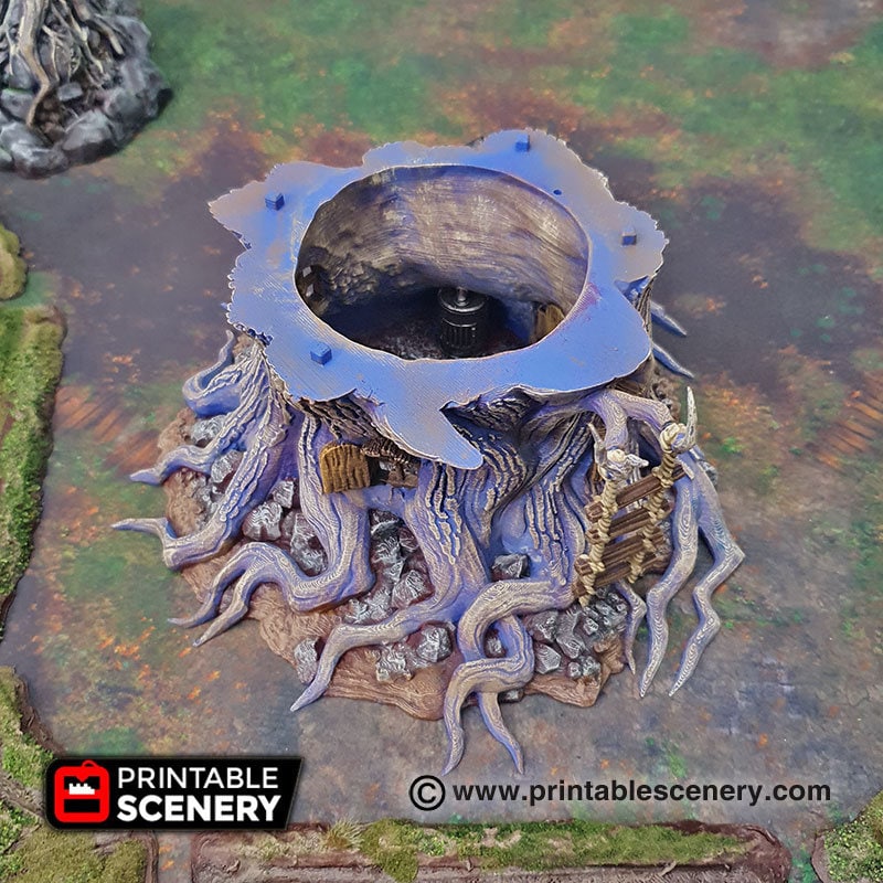 Dnd Feywild Cottage Treehouse Shadow Fey Warhammer Tabletop | Etsy India