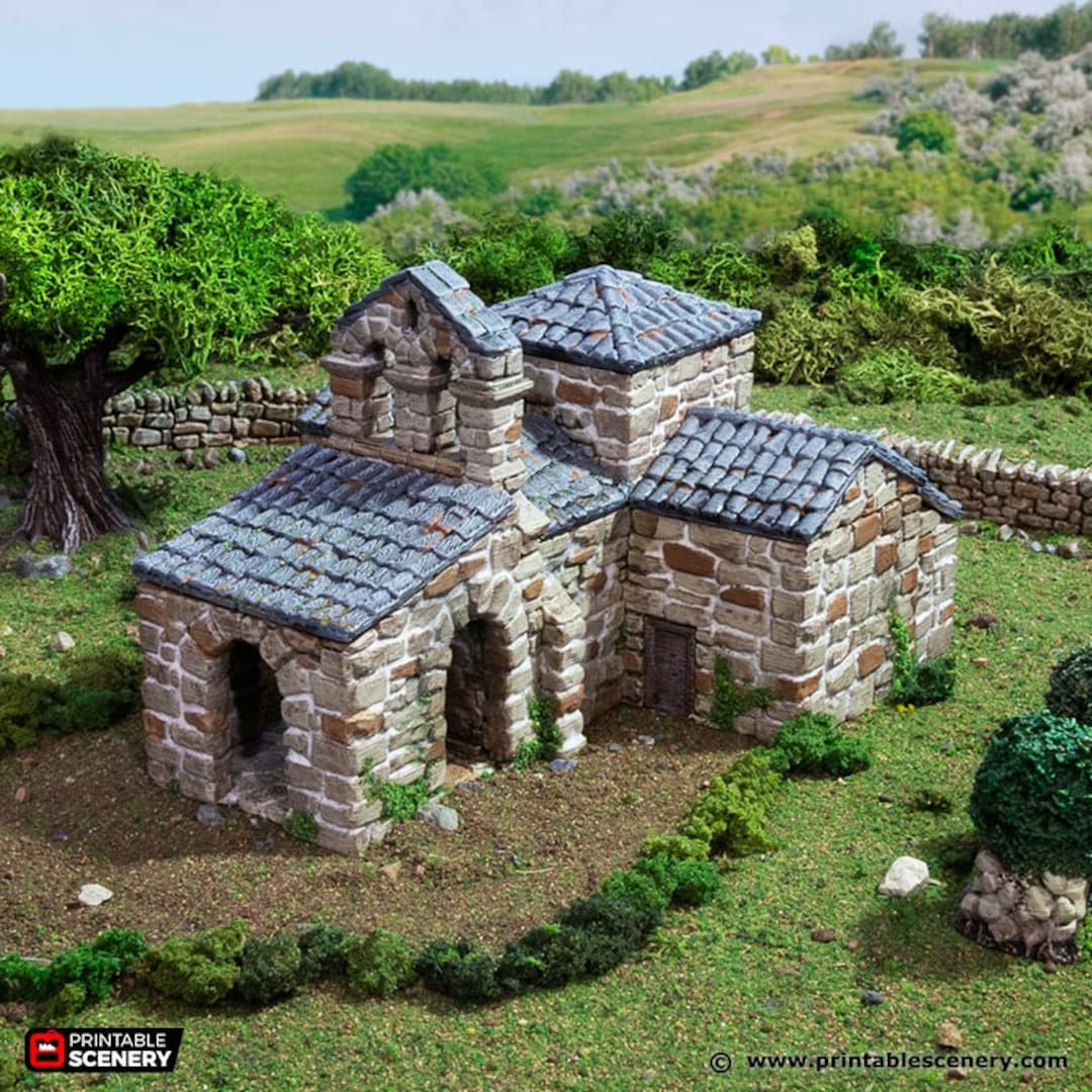 Dnd French Mausoleum Country and King Castle Village Church Chapel ...