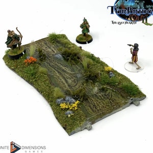 Dnd Modular Rivers Streams Waterways 28mm Tabletop Scatter Terrain ...