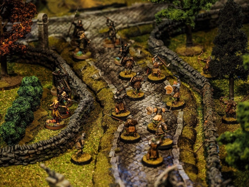 Dnd Modular Rural Roads Village City 28mm Tabletop Terrain | Etsy