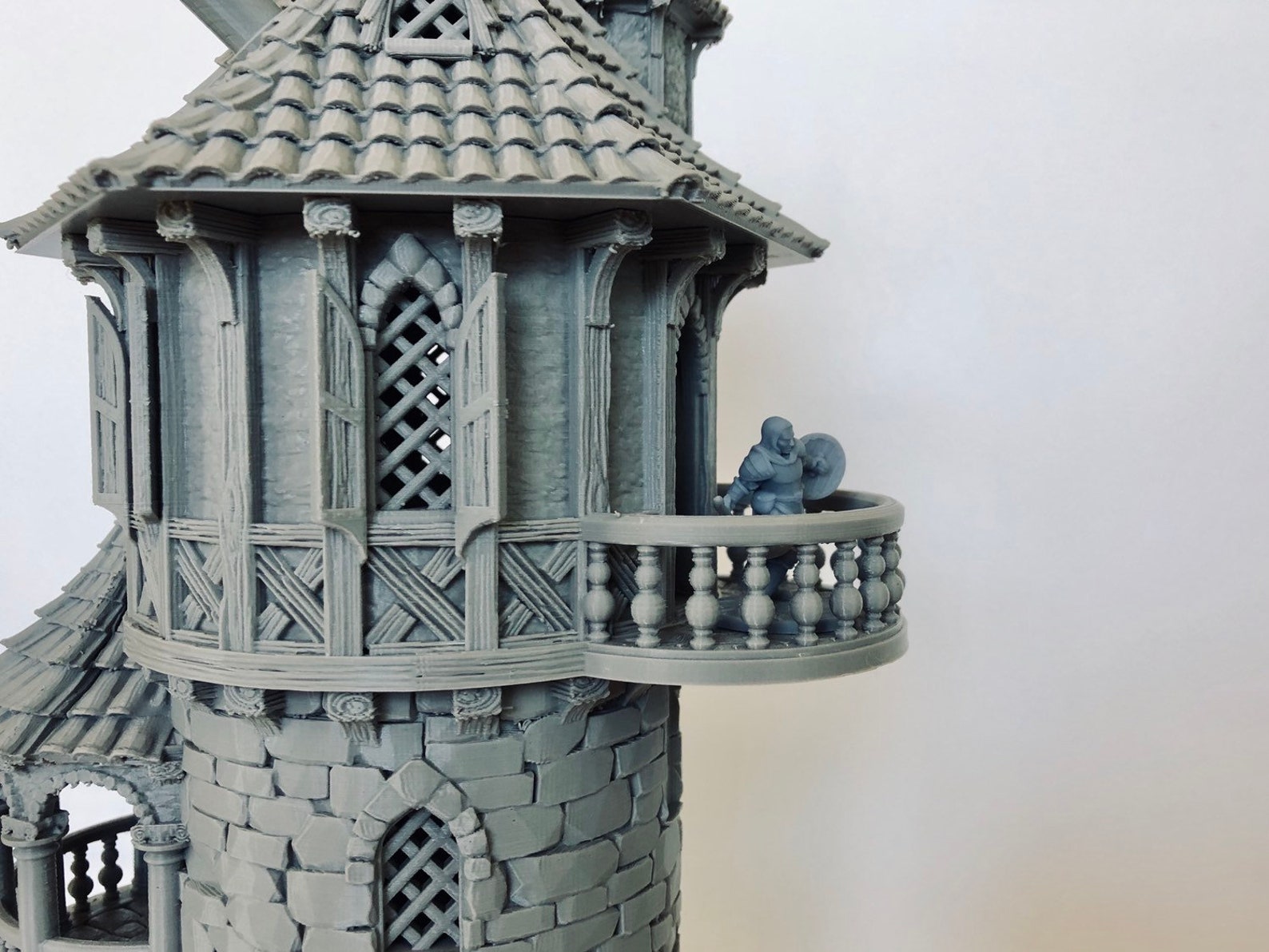 Dnd Wizard Tower Village Tabletop Scatter Terrain RPG D&D Dungeons and ...