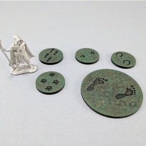 Dnd Tracking Footprints Set - 28mm Tabletop Scatter Terrain Miniature ...