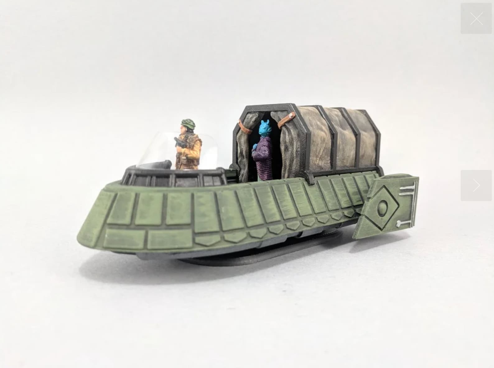 Dnd Sci-fi Cargo Skiff Star Wars Legion Alien Rebels - 28mm Tabletop ...