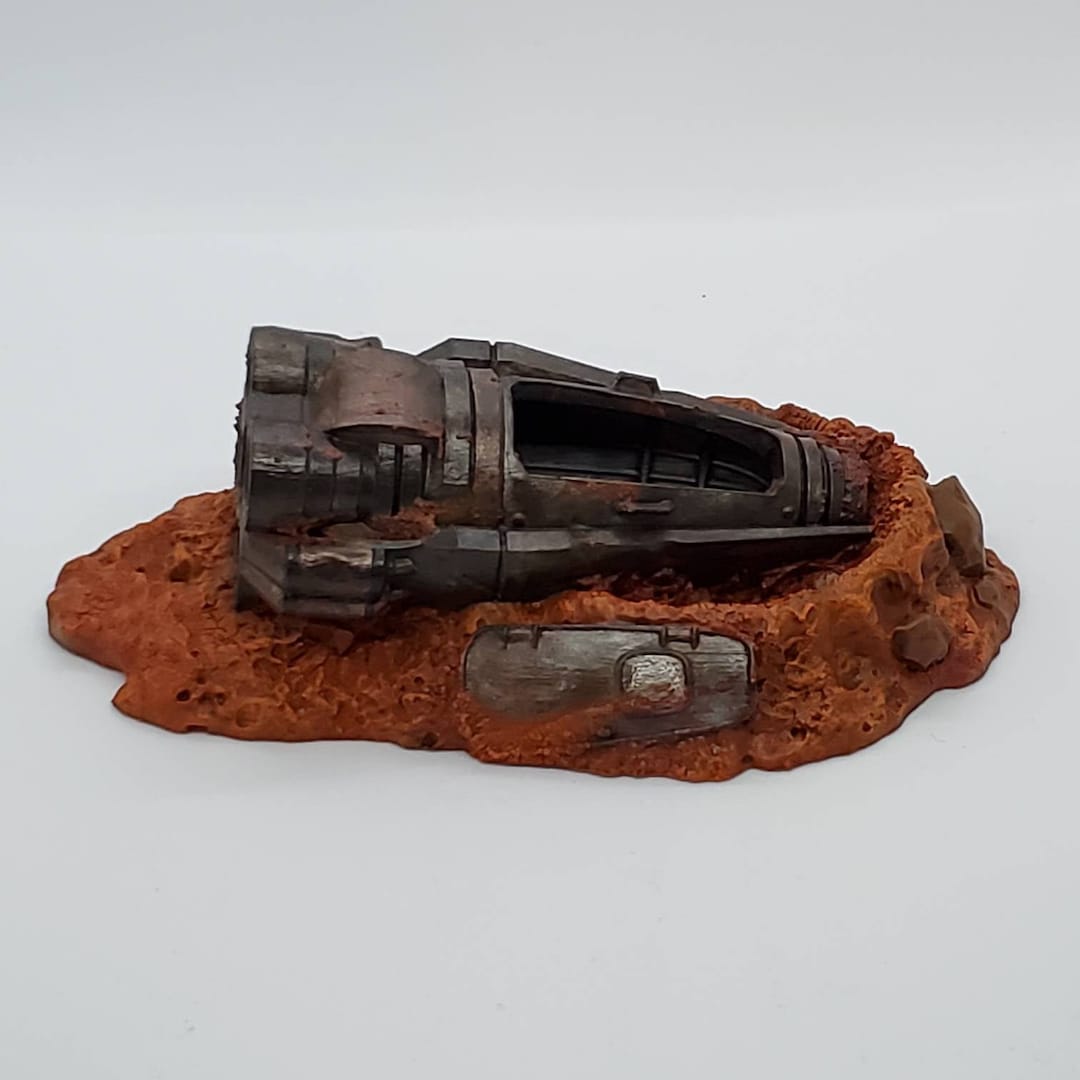 Dnd Crashed Escape Pod Spaceship Sci-fi Scatter Terrain Tabletop RPG ...