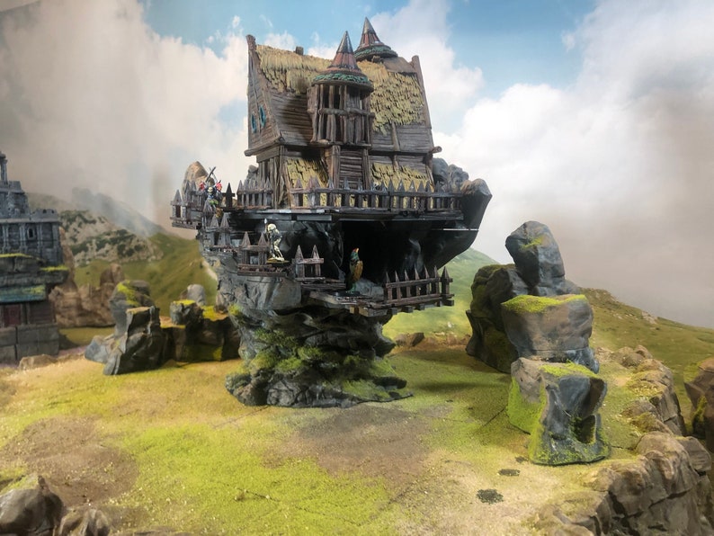 Dnd Witch Hag House With OPTIONAL Large Plateau Tabletop Scatter ...