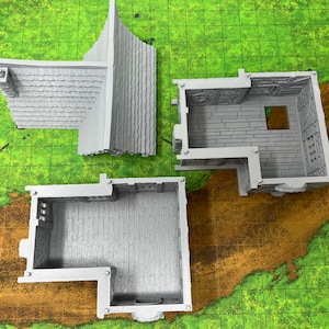 Dnd Medieval Cottage House V2 Two Story Home RPG D&D Dungeons and ...