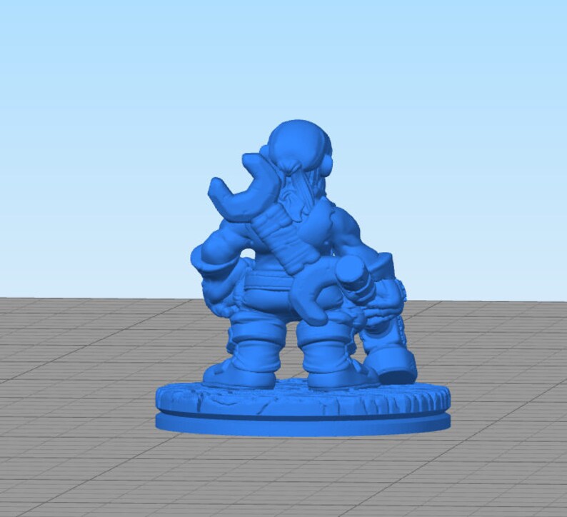 Dnd Gnome Mechanic Crewman D and D Miniatures Fantasy RPG D&D Dungeons ...