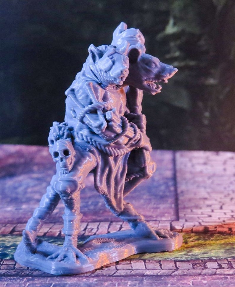 Dnd Rat Mutant Wererat Monster 28mm Miniature Wargaming Games | Etsy