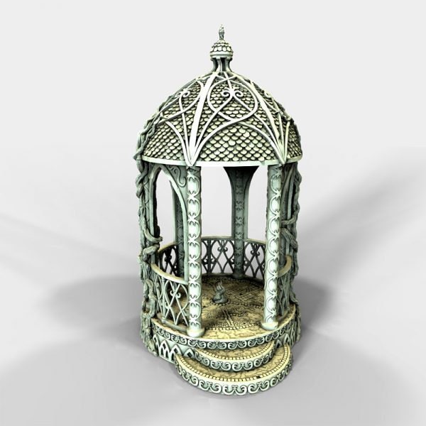 Dnd Elven Shrine of Solace Elf Design Craftsmanship City - Etsy