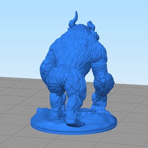 Dnd Yeti Snow Beast Abominable Snowman Mountain Beast Frost Giant ...