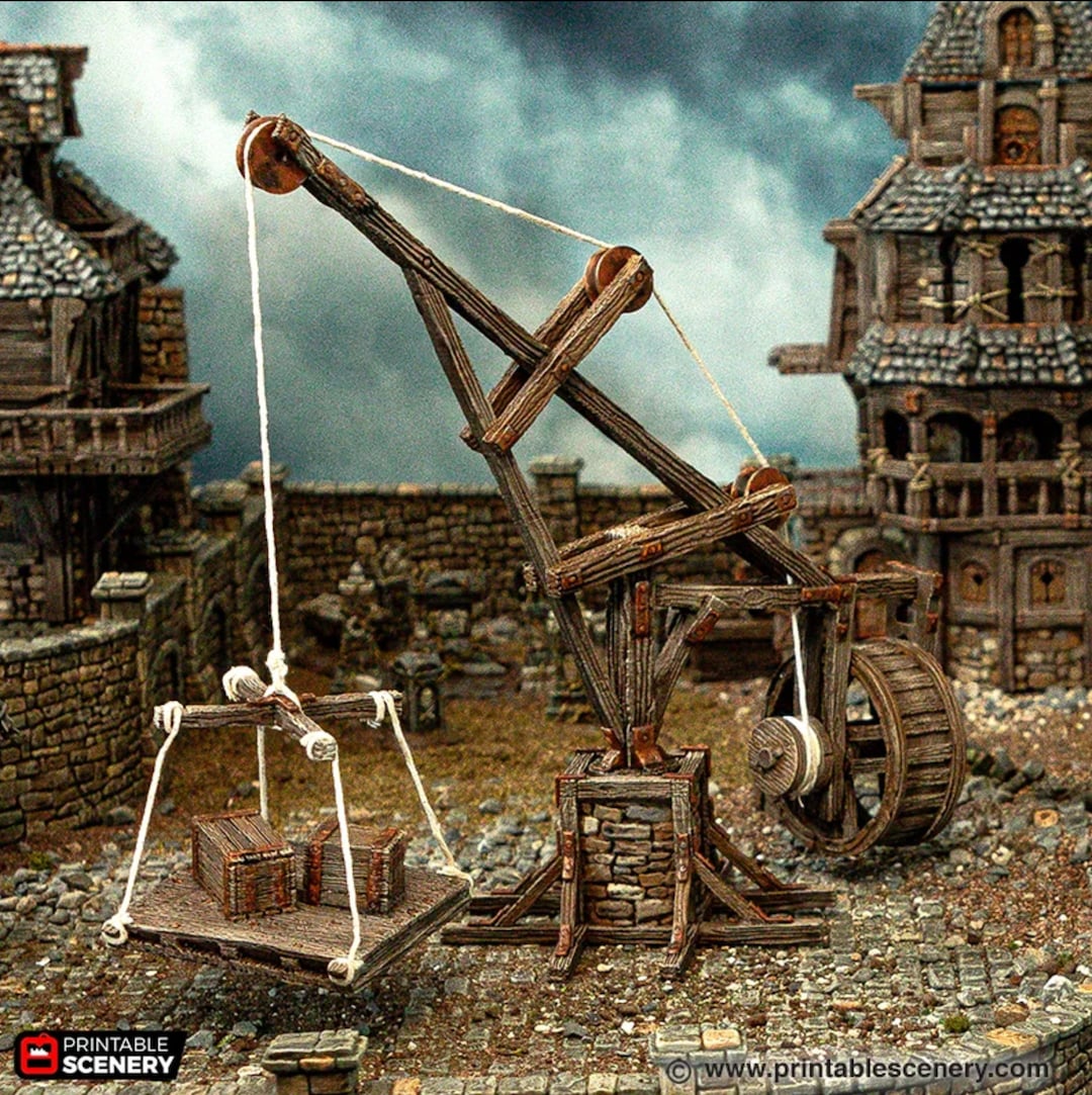 Dnd Crane for Dock Port Pier Ramshackle and Ruin Scatter Tabletop RPG ...
