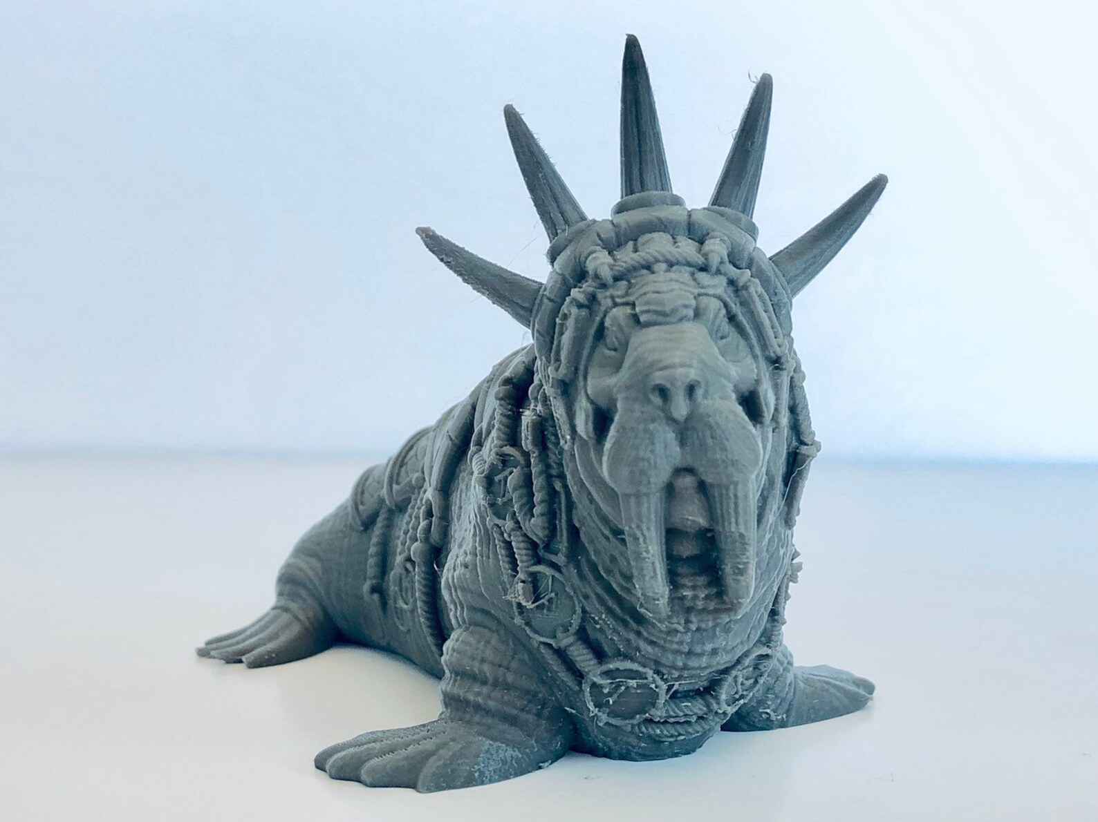 Dnd Walrus God Animal Dieties Nordic Marine Life Arctic Ice - Etsy