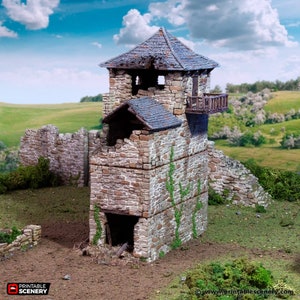 Dnd Black Rock Keep From King and Country Village Medieval Soldier ...