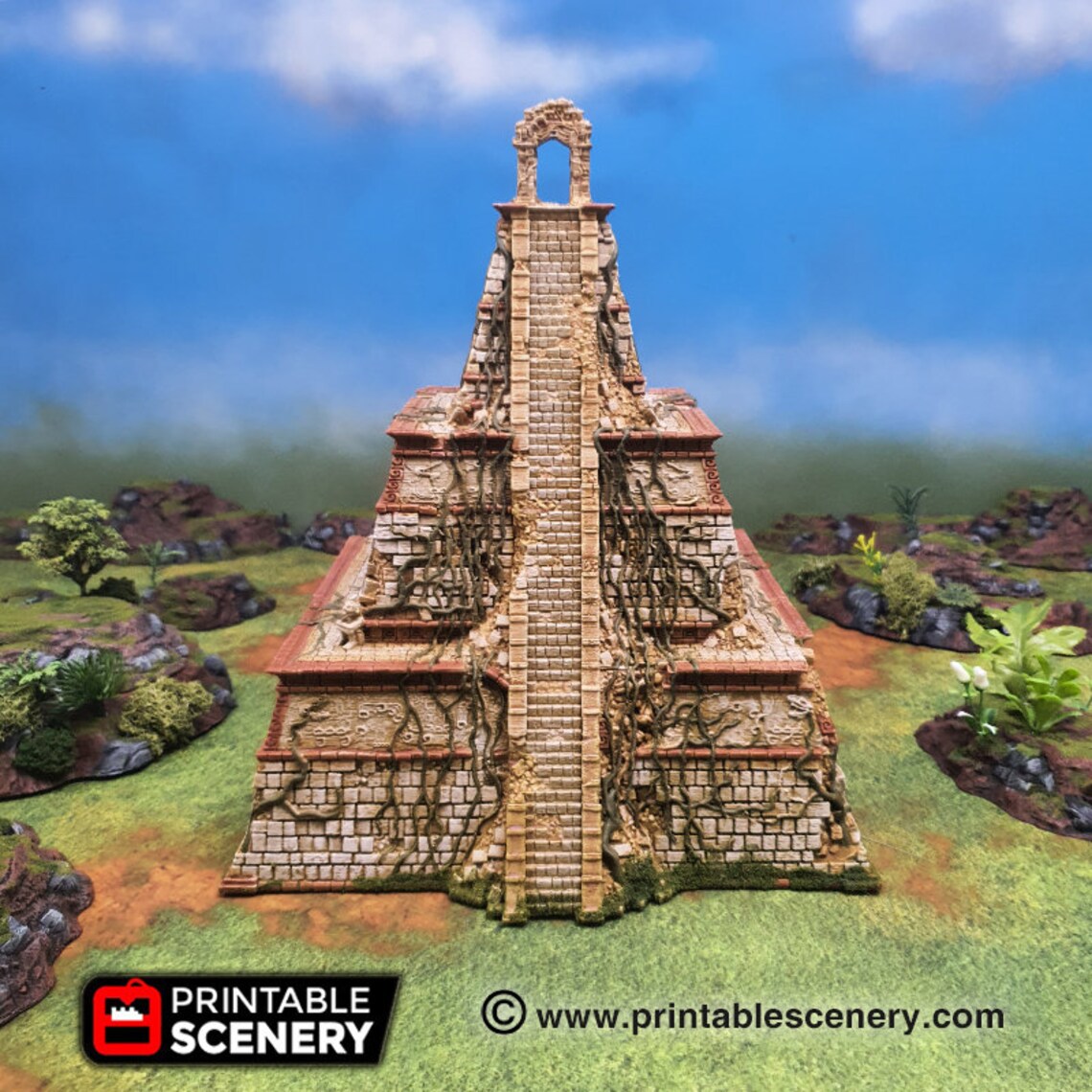 Dnd Ruined Aspect of the Gods Pyramid Aztec Ruins Stargate - Etsy