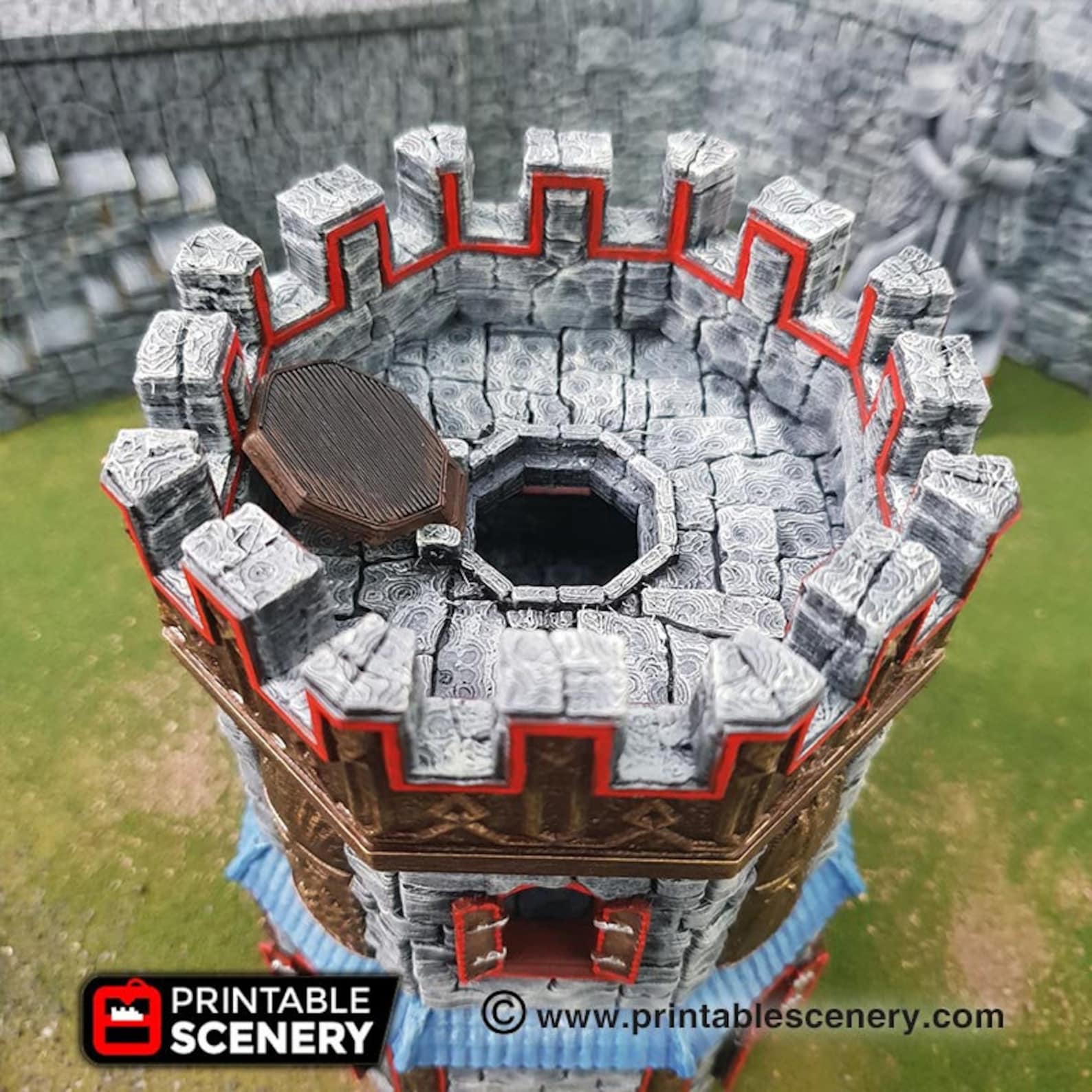 Dnd Ironhelm Dwarven Outpost Fortress Dwarf Building Tower Tabletop ...