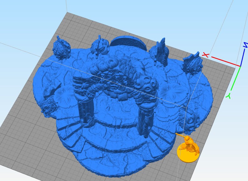 Dnd Merfolk Hall Entrance Atlantis Underwater Grotto Mermaid City ...
