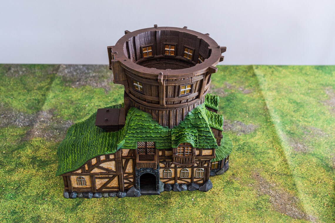 Dnd Townhall Town Hall Community Meeting House Gnome Druid Fantasy ...