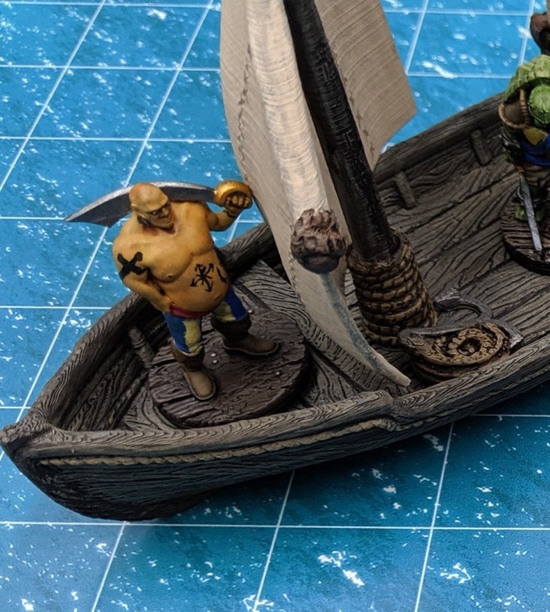 Dnd Pirate Thug 28mm RESIN Miniature D and D Miniatures RPG | Etsy